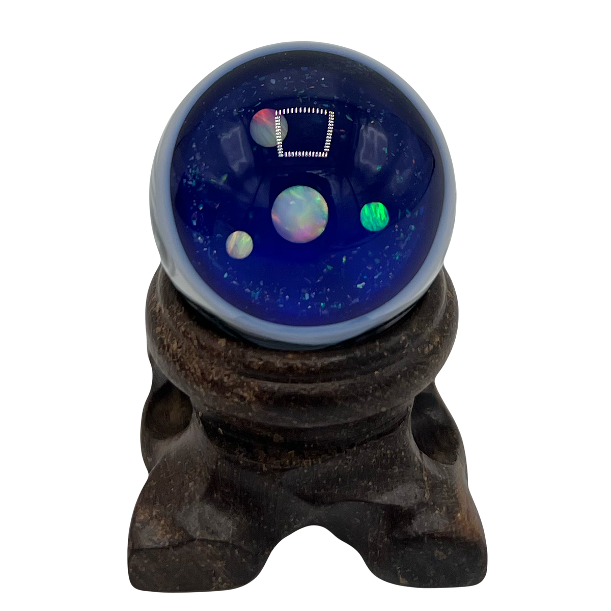 Scomoanet - (White & Black w/ Blue) Opal Gazer (2024) (UV) [Marble ...