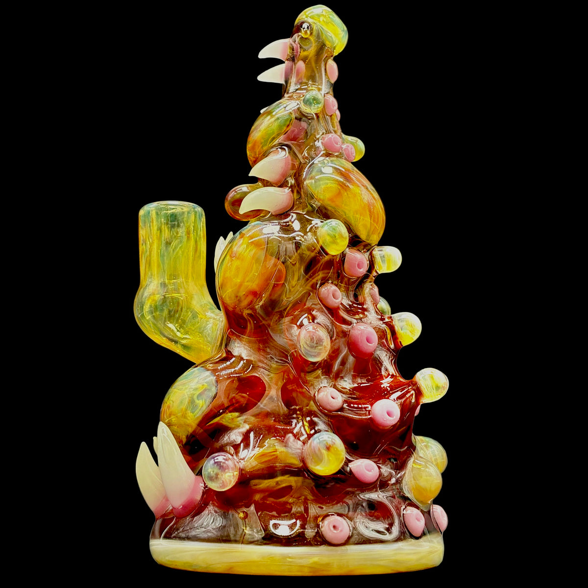 Salt Glass - Whip Curl #10 – Bliss Glass Gallery