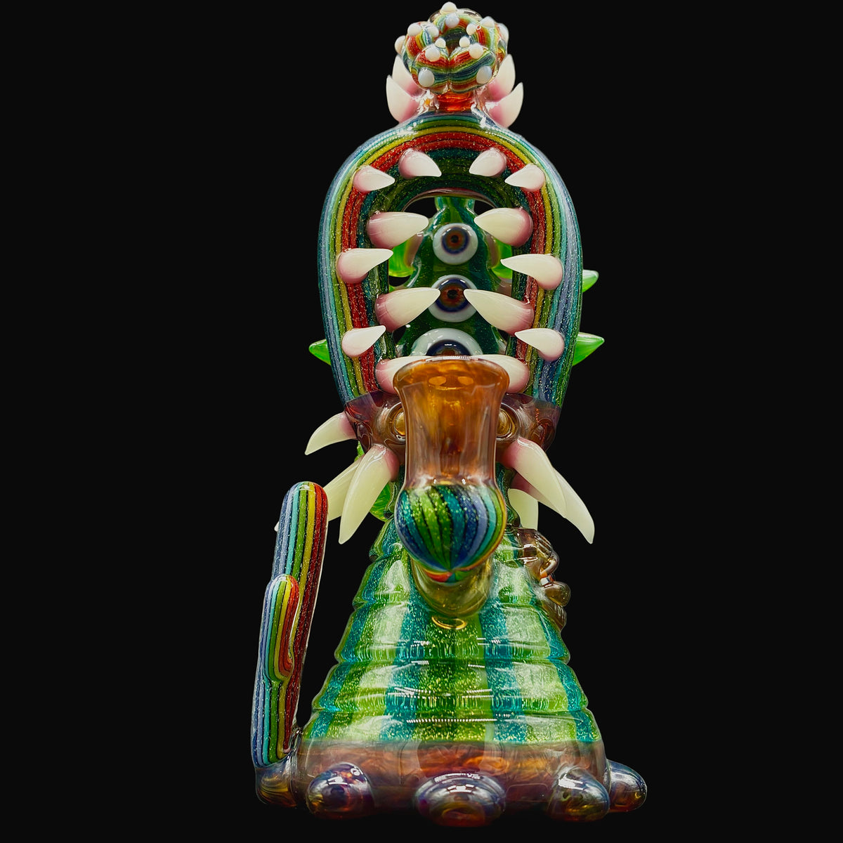 Salt x Darby Holm - Warp Curl Scorpion Tube (UV) (2025) – Bliss Glass ...