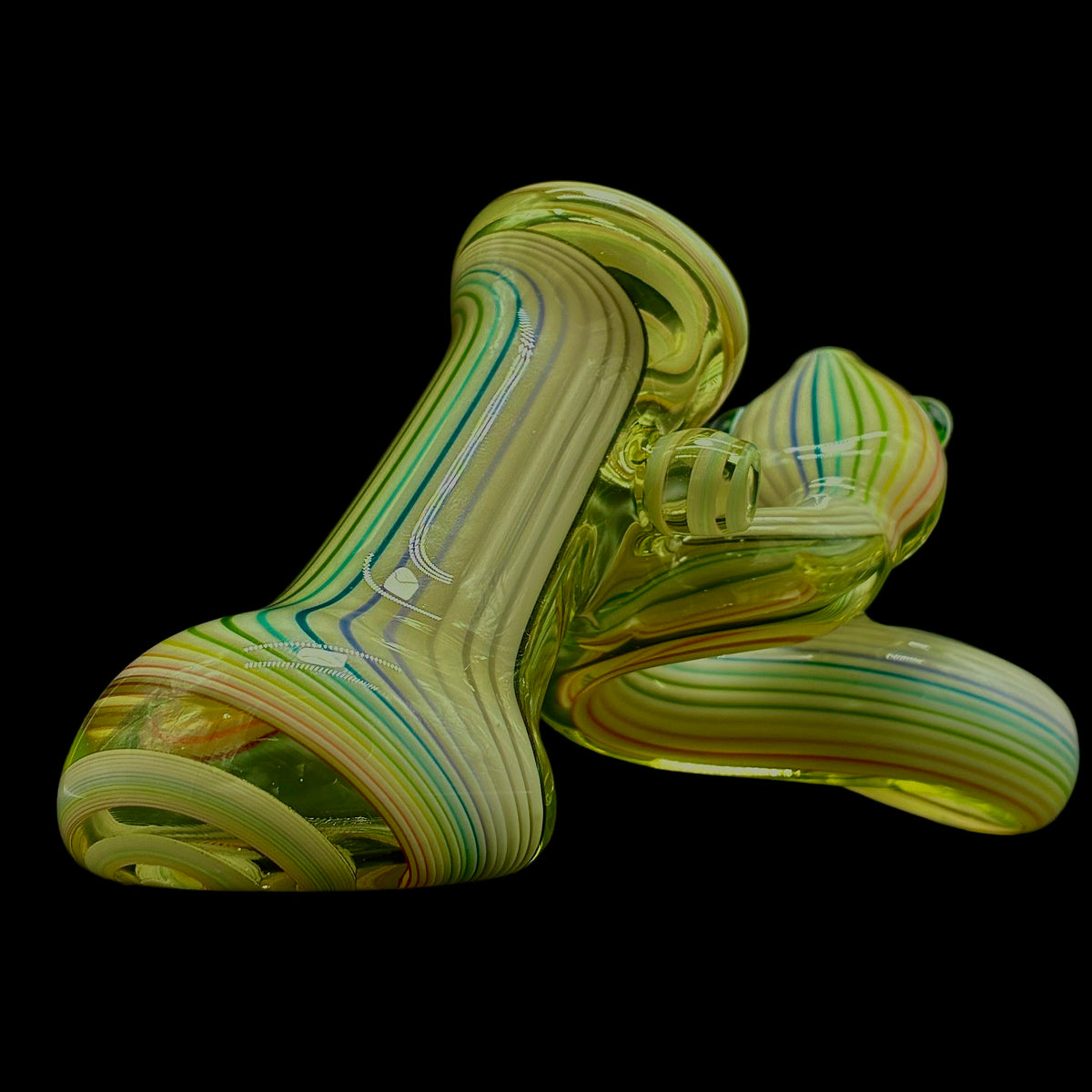 Niko Cray - Snake [Dry] Pipe (UV) (2025) – Bliss Glass Gallery