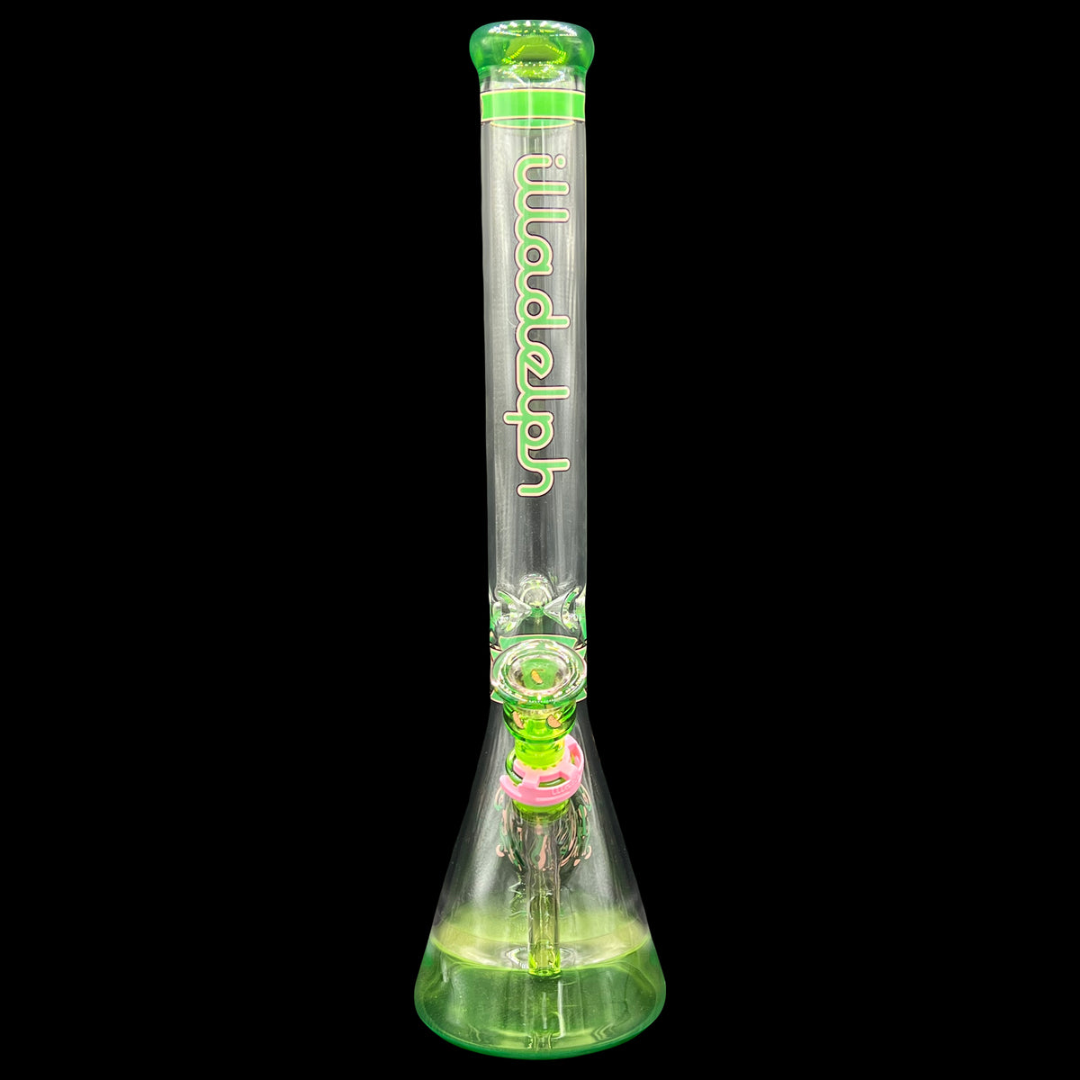 Illadelph - (Watermelon) (Medium) Beaker (2024) – Bliss Glass Gallery