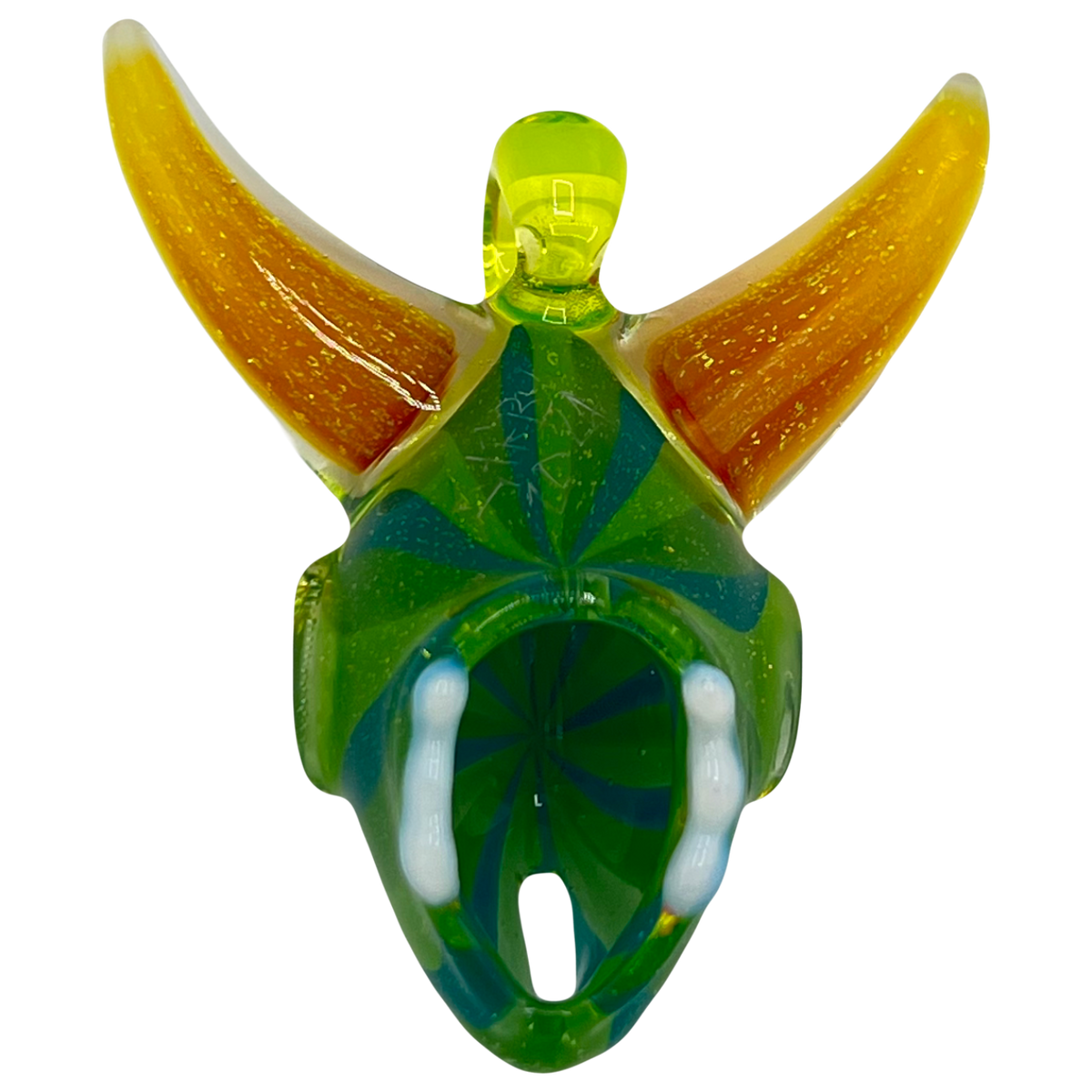 Darby Holm - Bull Skull (Pendant) (2024) (UV) – Bliss Glass Gallery