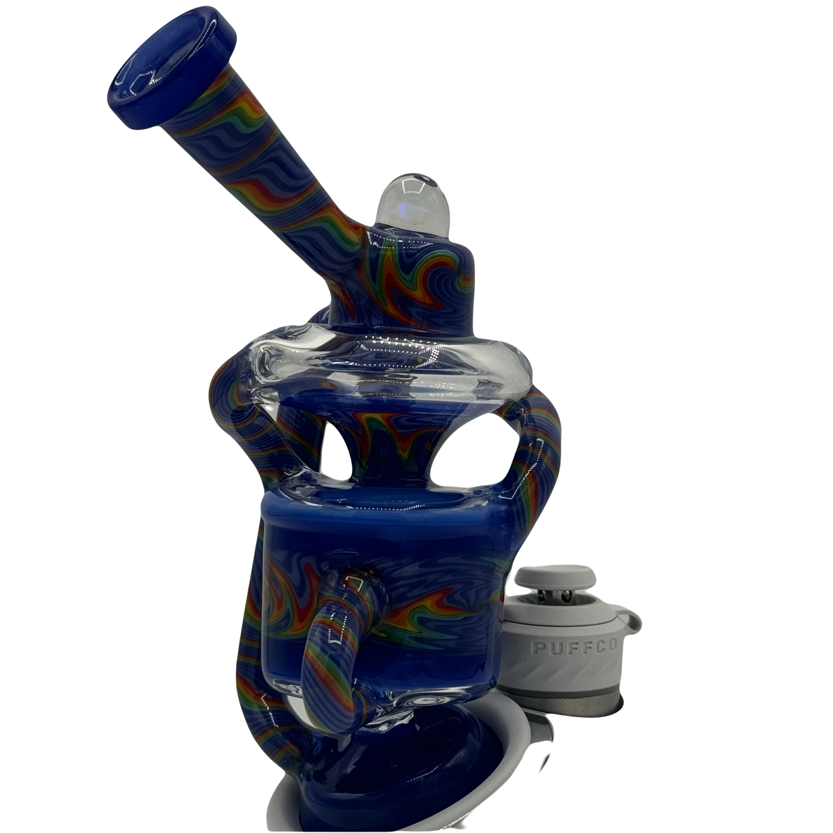 VIP Glass - (PuffCo) 2x1 Recycler (2024) – Bliss Glass Gallery