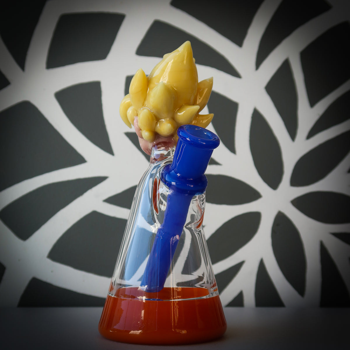 Saiyan Glass - Goku Tube – Bliss Glass Gallery
